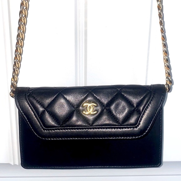 CHANEL | Bags | Chanel Timeless Trapeze Quilted Leather Pouch Authentic ...